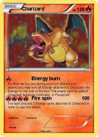 Pokémon Charizard 10112 10112 - Energy burn - My Pokemon Card