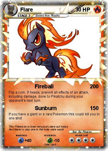 Pokémon Flare 331 331 - Fireball - My Pokemon Card
