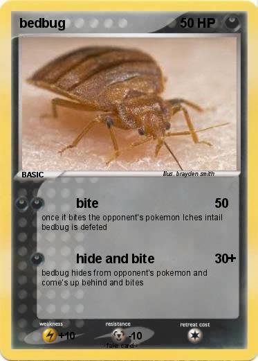 Pokémon bedbug - bite - My Pokemon Card