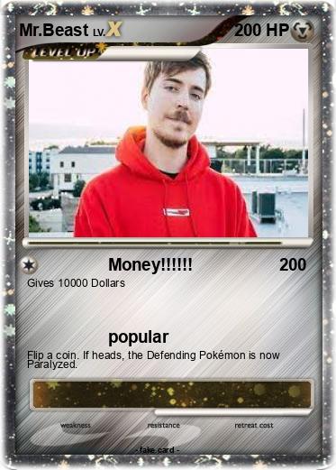 Pokémon Mr Beast 211 211 - Money!!!!!! - My Pokemon Card