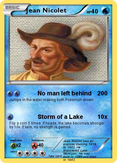 Pokémon Jean Nicolet - No man left behind - My Pokemon Card