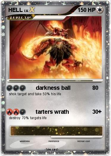 Pokémon HELL 76 76 - darkness ball - My Pokemon Card