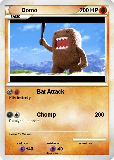 Pokémon Domo 602 602 - Bat Attack - My Pokemon Card