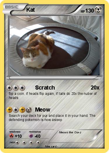 Pokémon Kat 180 180 - Scratch - My Pokemon Card