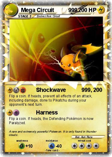 Pokémon Mega Circuit 999 999 - Shockwave 999, - My Pokemon Card