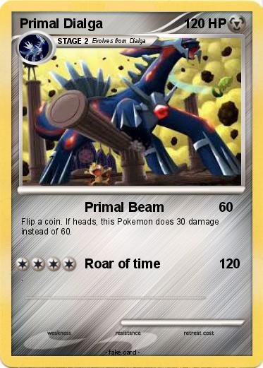 Pokémon Primal Dialga 406 406 - Primal Beam - My Pokemon Card