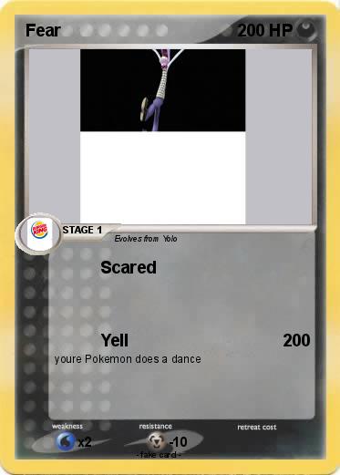 Pokémon Fear 92 92 - Scared - My Pokemon Card