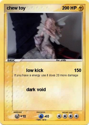 Pokémon chew toy - low kick - My Pokemon Card