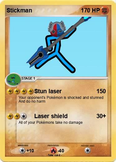 Pokémon Stickman 319 319 - Stun laser - My Pokemon Card