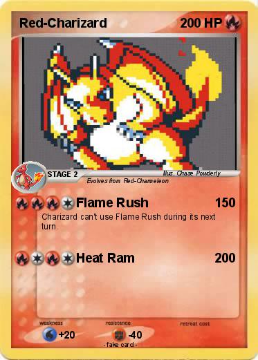 Pokémon Red Charizard 5 5 - Flame Rush - My Pokemon Card