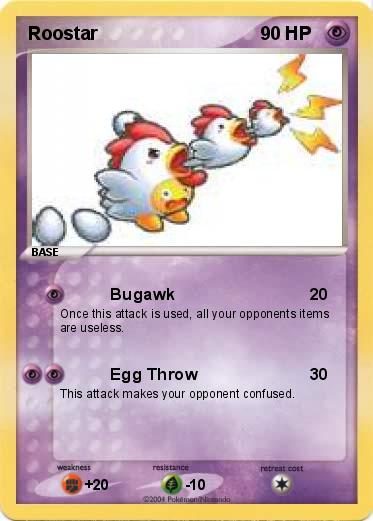 Pokémon Roostar - Bugawk - My Pokemon Card