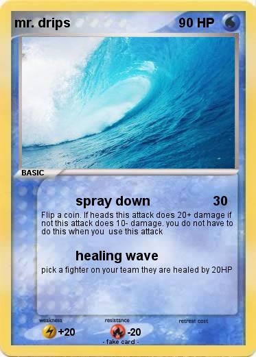 Pokémon mr drips - spray down - My Pokemon Card