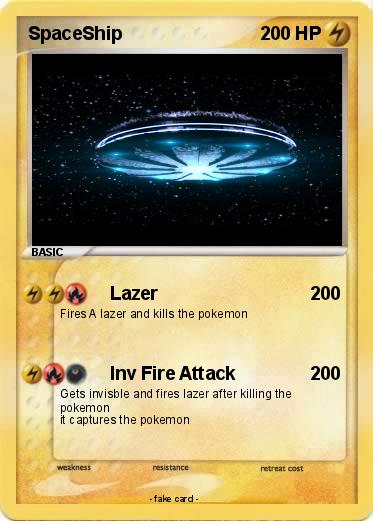 Pokémon SpaceShip 16 16 - Lazer - My Pokemon Card
