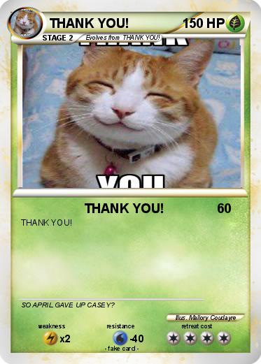 Pokémon THANK YOU 29 29 - THANK YOU! - My Pokemon Card