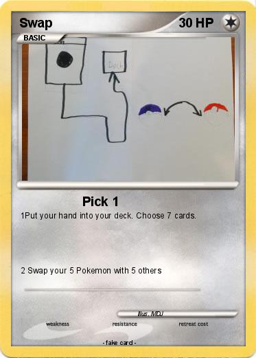 Pokémon Swap - Pick 1 - My Pokemon Card