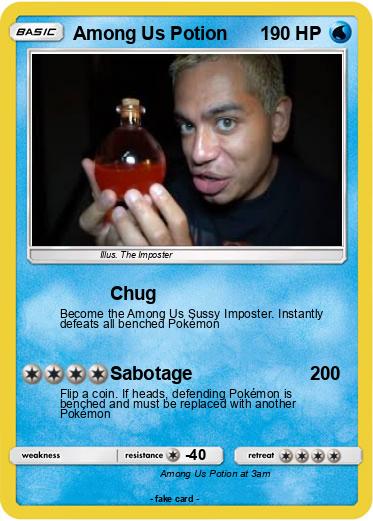 Pokémon Among Us Potion 3 3 - Chug - My Pokemon Card