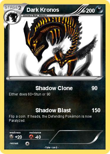 Pokémon Dark Kronos - Shadow Clone - My Pokemon Card