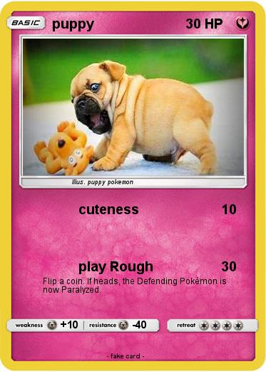 Pokémon puppy 1176 1176 - cuteness - My Pokemon Card