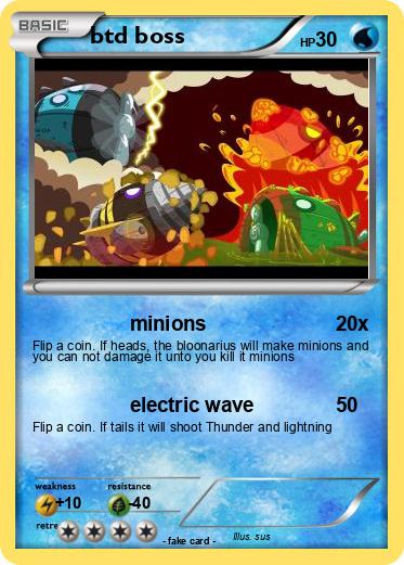 Pokémon btd boss - minions - My Pokemon Card