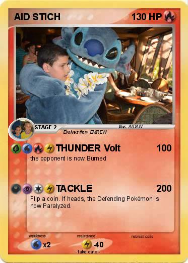 Pokémon AID STICH - THUNDER Volt - My Pokemon Card