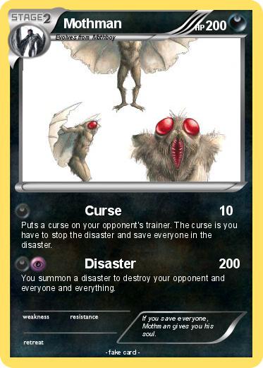 Pokémon Mothman 39 39 - Curse - My Pokemon Card