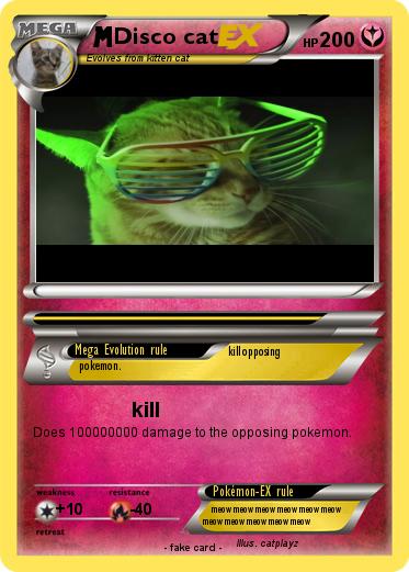 Pokémon Disco cat 10 10 - kill - My Pokemon Card