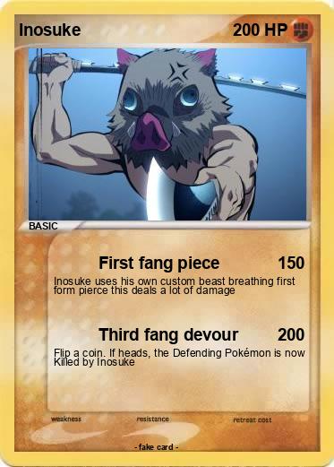 Pokémon Inosuke 23 23 - First fang piece - My Pokemon Card