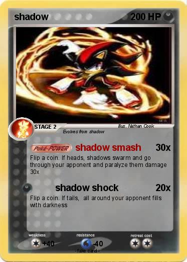 Pokémon shadow 3888 3888 - shadow smash - My Pokemon Card