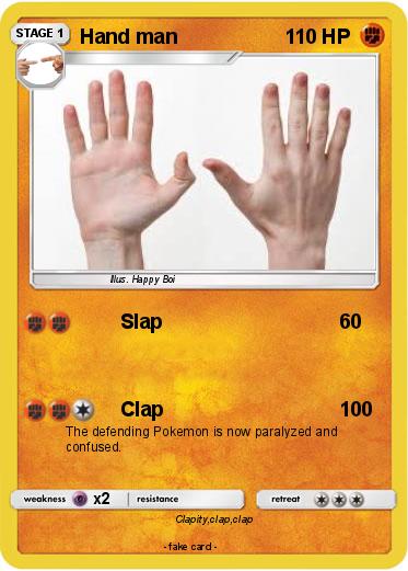 Pokémon Hand man 5 5 - Slap - My Pokemon Card