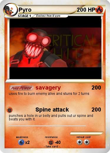 Pokémon Pyro 430 430 - savagery - My Pokemon Card