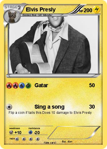 Pokémon Elvis Presly 5 5 - Gatar - My Pokemon Card