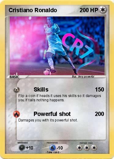 Pokémon Cristiano Ronaldo 488 488 - Skills - My Pokemon Card