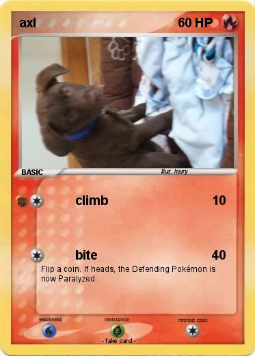 Pokémon axl 33 33 - climb - My Pokemon Card
