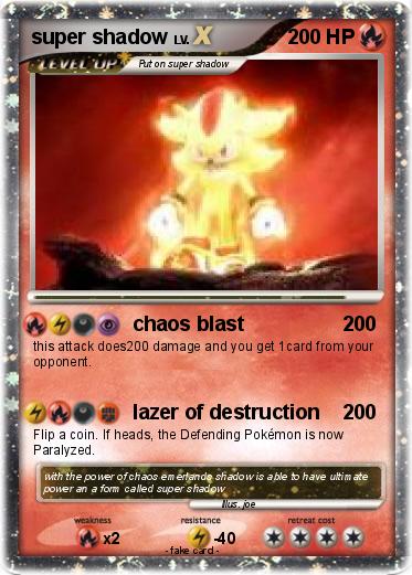 Pokémon super shadow 680 680 - chaos blast - My Pokemon Card