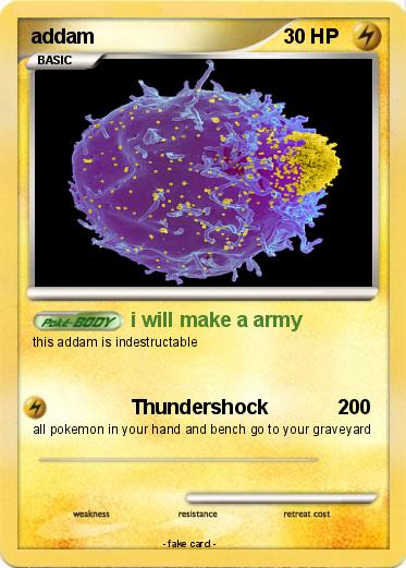 Pokémon addam 3 3 - i will make a army - My Pokemon Card