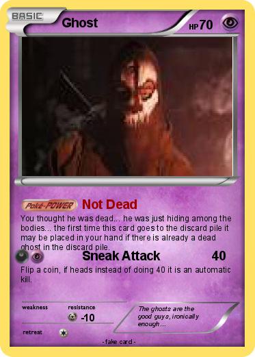 Pokémon Ghost 2234 2234 - Not Dead - My Pokemon Card