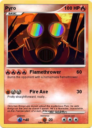 Pokémon Pyro 431 431 - Flamethrower - My Pokemon Card