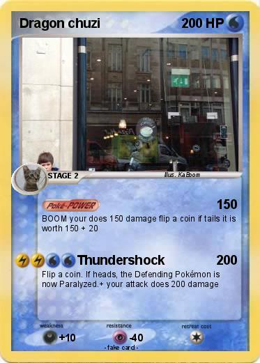 Pokémon Dragon chuzi - Thundershock - My Pokemon Card