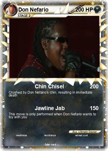 Pokémon Don Nefario - Chin Chisel - My Pokemon Card