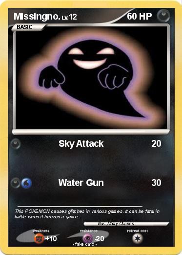Pokémon Missingno 573 573 - Sky Attack - My Pokemon Card