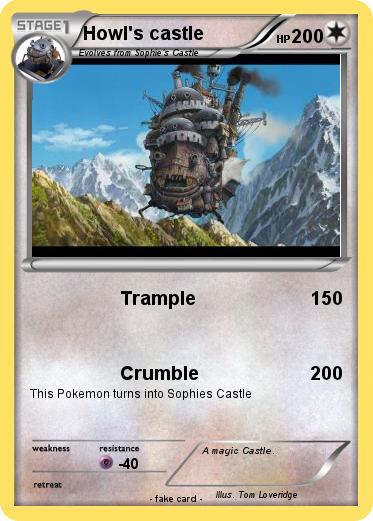 Pokémon Howl s castle - Trample - My Pokemon Card