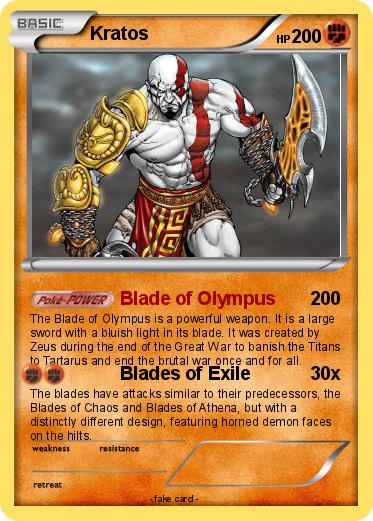 Pokémon Kratos 541 541 - Blade of Olympus - My Pokemon Card