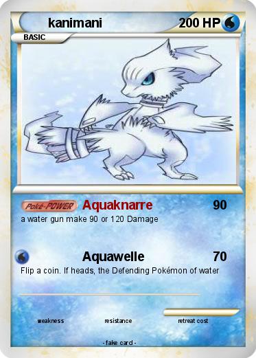 Pokémon kanimani - Aquaknarre - My Pokemon Card