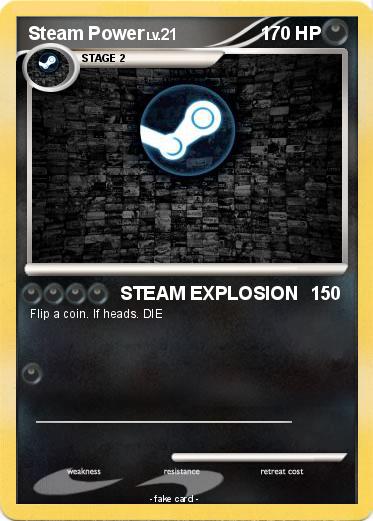 Pokémon Steam Power - STEAM EXPLOSION - My Pokemon Card
