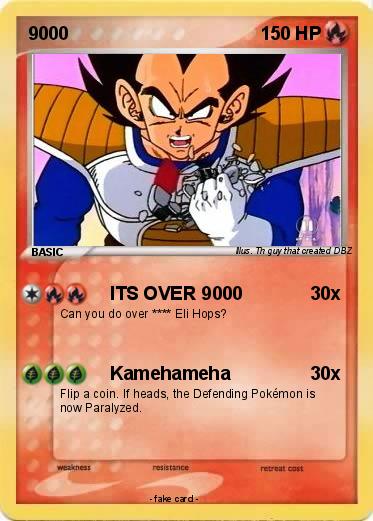 Pokémon 9000 3 3 - ITS OVER 9000 - My Pokemon Card