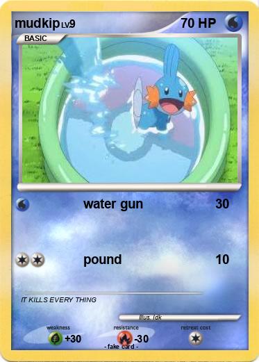 Pokémon mudkip 944 944 - water gun - My Pokemon Card