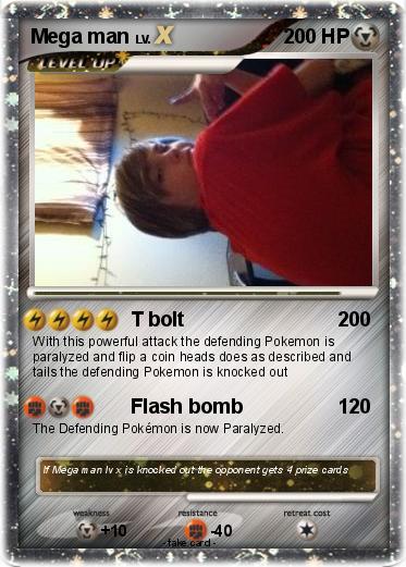 Pokémon Mega man 152 152 - T bolt - My Pokemon Card