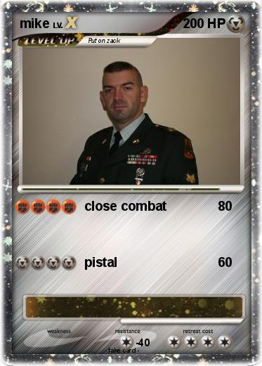 Pokémon mike 178 178 - close combat - My Pokemon Card
