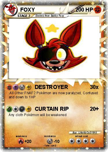 Pokémon FOXY 1182 1182 - DESTROYER - My Pokemon Card
