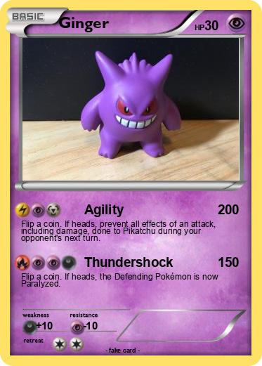 Pokémon Ginger 461 461 - Agility - My Pokemon Card